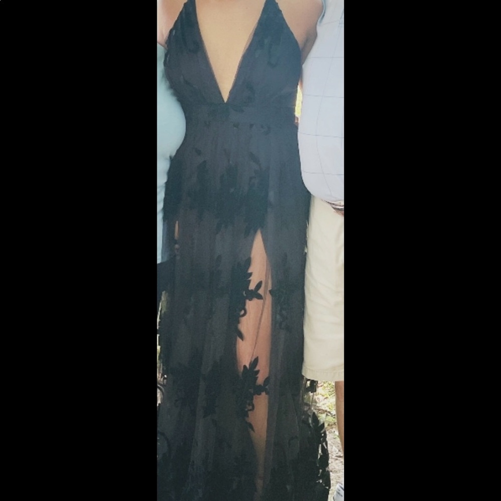 Black Tool Windsor Prom Dress Size Medium - Gem